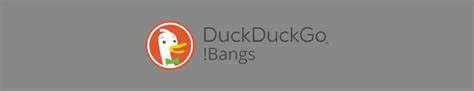 Improve Your DuckDuckGo Search Experience With Bangs