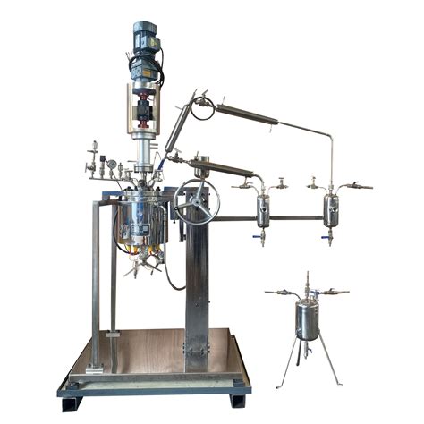 2l Esterification Reactor With Explosion Proof Motor Reactor System