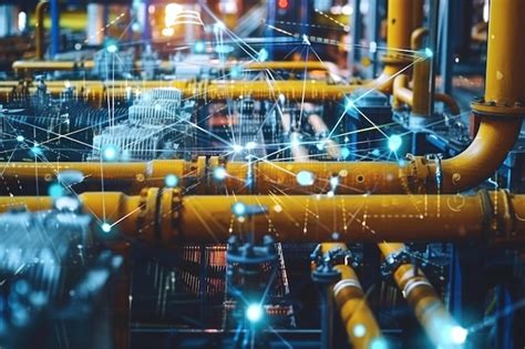 Premium Photo IoT Business Smart Devices For Industry Manufacturing Tech