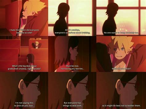 Boruto And Sarada Talks About Their Friendsclassmates Boruto