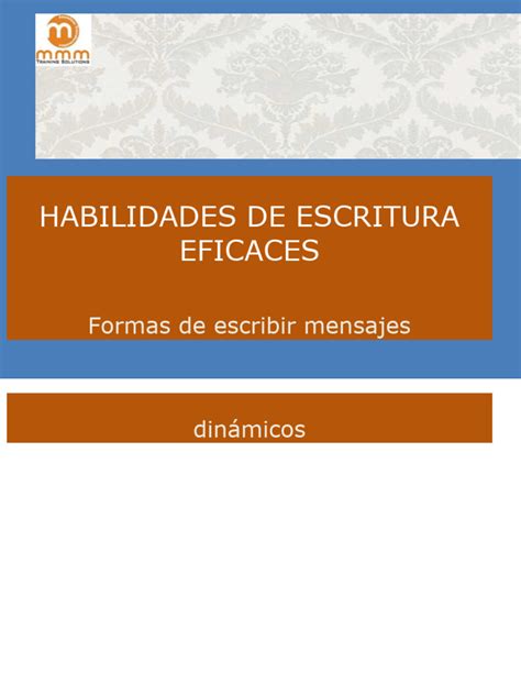 Habilidades De Escritura Efectivas Pdf Puntuación Comunicación