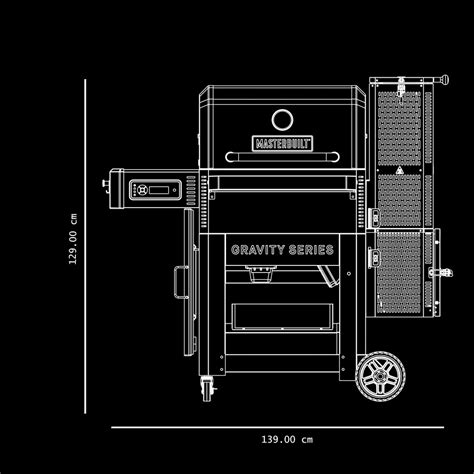 Masterbuilt 800 Gravity Fed Digital Charcoal Grill And Smoker The Bbq