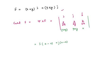 SOLVED Find The K Component Of Curl F For The Following Vector Field On The Plane F X Y I