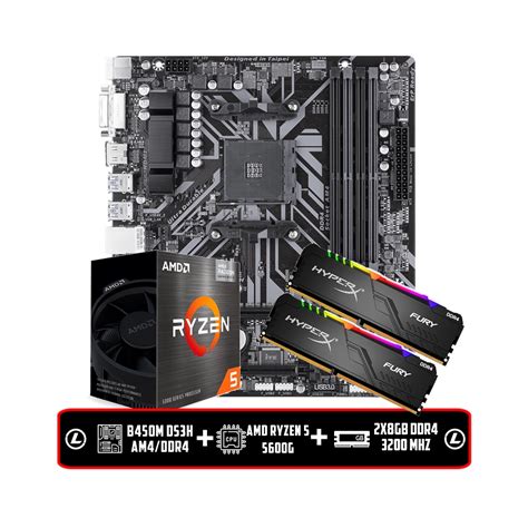 Kit Upgrade Amd Ryzen G B M Ds H Gigabyte X Gb Ddr Mhz
