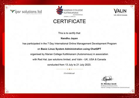 Nandhu Jayan On Linkedin Mdp Linuxadmin Chatgpt Aipoweredlearning