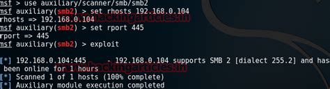 Penetration Testing In SMB Protocol Using Metasploit Port Hacking Articles