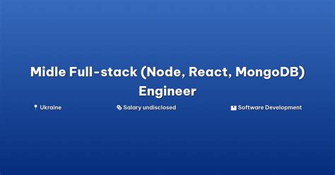 Midle Full Stack Node React Mongodb Engineer At Capgemini