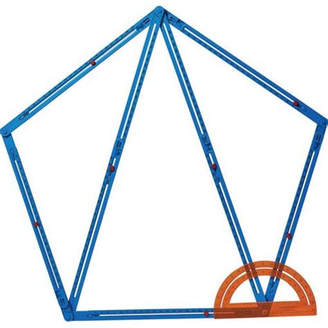 Retractable Isoscele Triangle Symmetrical Maths Satoytrade Youth Toy