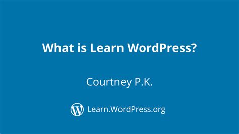 What Is Learn Wordpress Wordpresstv