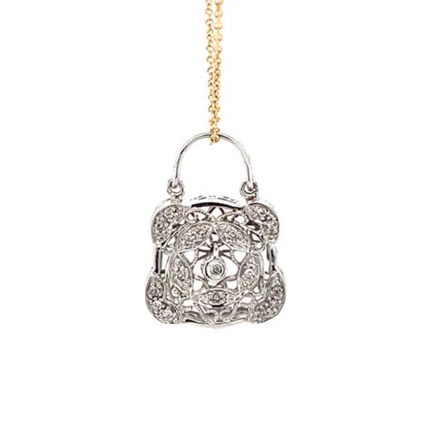 14k White Gold Pendant Timekeepersclayton
