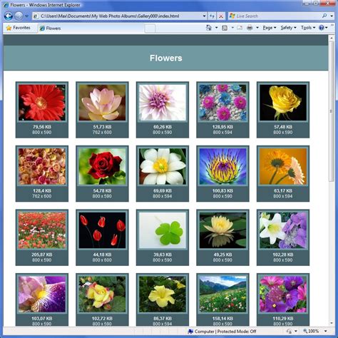 Thumbnail Gallery Of Your Photos Easy As 1 2 3