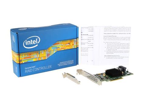 Intel RS3WC080 PCI Express 3 0 X8 SATA SAS Controller Card Newegg Com