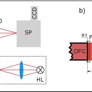 Optical Scheme A Of The Experimental Setup And A Schematic Download Scientific Diagram
