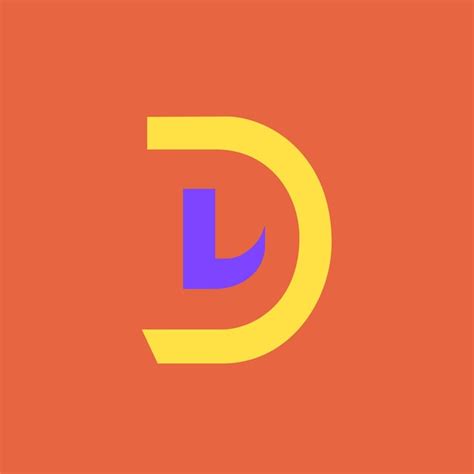 Tipo De Letra Modular D Colorido Com Estilo Nítido Ousado Masculino Mas Lúdico Vetor Premium