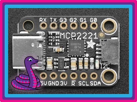 Adafruit MCP2221A Breakout General Purpose USB To GPIO ADC I2C Stemma QT Qwiic ID 4471