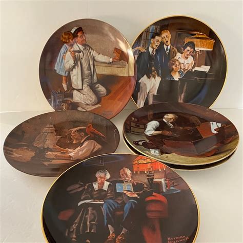 Norman Rockwell Collector Plates Etsy