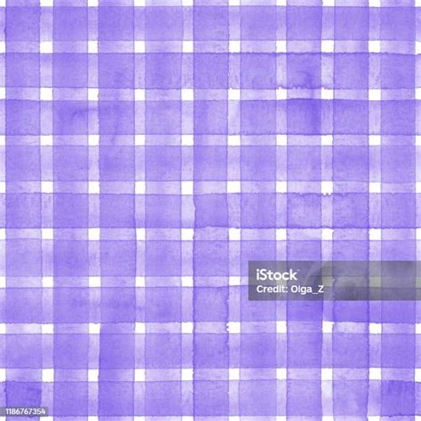 수채화 스트라이프 격자 무늬 이음새가 있는 패턴 흰색 배경에 보라색 줄무늬 그런지 이미지 기법에 대한 스톡 벡터 아트 및 기타 이미지 그런지 이미지 기법 기하 도형
