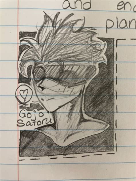 Gojo Satoru Sketches Female Sketch Art