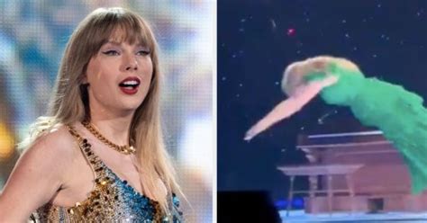 Taylor Swifts Stage Dive Secret Revealed Flipboard