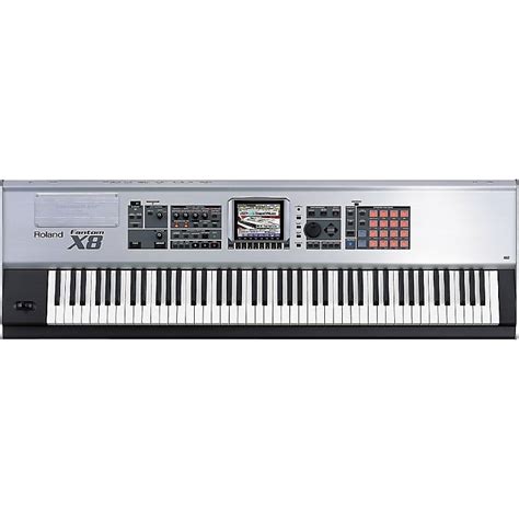 Roland Fantom X8 Fully Weighted 88 Key Workstation Keyboard Reverb