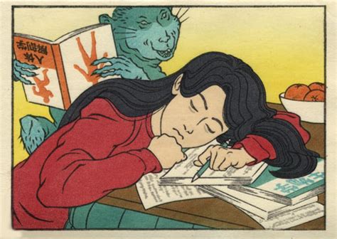 The Yokai Faceoff Series Of Woodblock Prints