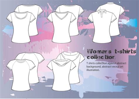Clothes Template Design Vector 02 Free Download