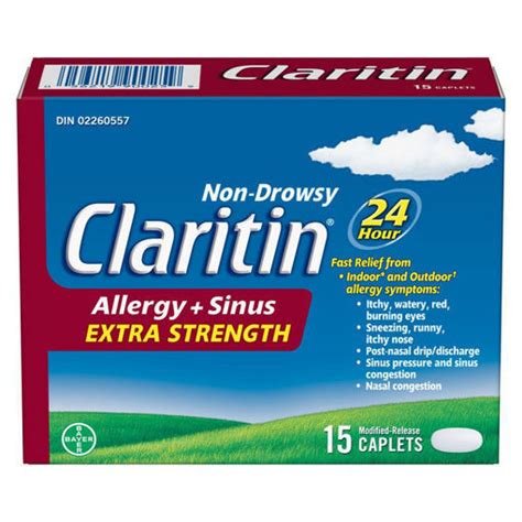 Claritin Allergy Plus Sinus Extra Strength 15 Tablets Ctc Health