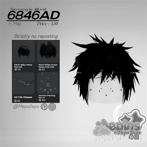 Roblox Male Hair