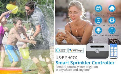 Smart Irrigation Sprinkler Control System For Lawn Garden Plant