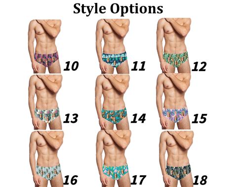 Custom Men Swimwear Face Bathing Suit Personalized Name On Swimming