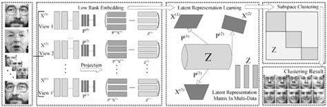 A Novel Low Rank Embedded Latent Multi View Subspace Clustering Approach