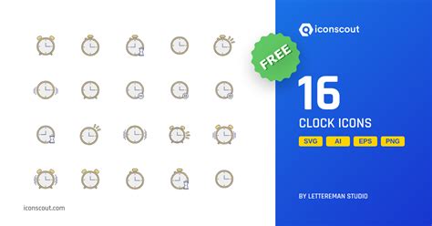 Download Clock Icon Pack Available In Svg Png And Icon Fonts