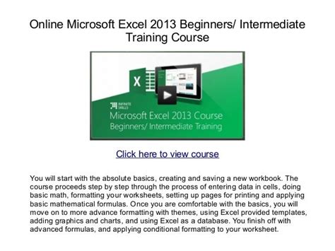 Microsoft Excel Training Courses Noredposters