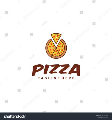 피자 로고 템플릿 패스트 푸드 벡터 스톡 벡터로열티 프리 1827162338 Shutterstock