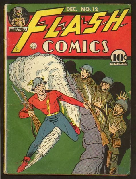 Flash Comics 012 1940 Flash Comics Dc Comics Art Vintage Comic Books