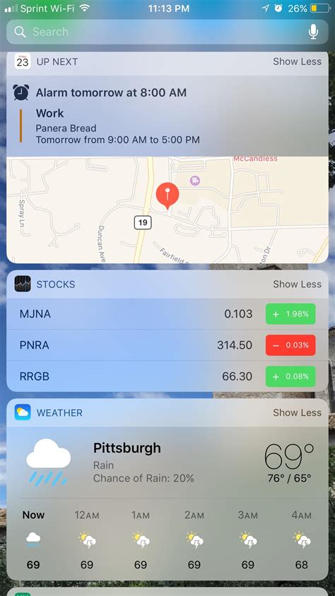Bug Numbers On Stock Widget Too Small To Read R IOSBeta