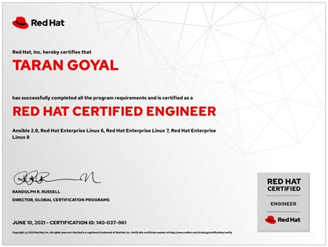 Taran Goyal On Linkedin Redhat Rhce Certification Devops Ansible