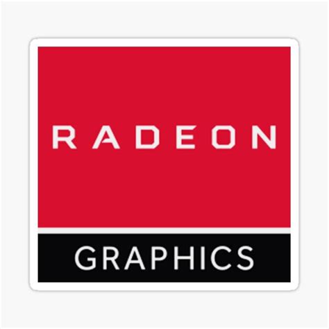 Sticker Amd Radeon Graphics Sticker For Sale By Bibianoda Redbubble