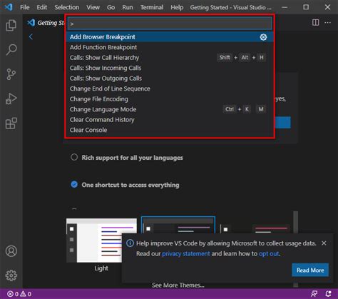 How To Open The Command Palette In Vs Code