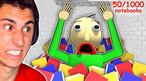 Baldis Basics With 1 000 Notebooks Youtube