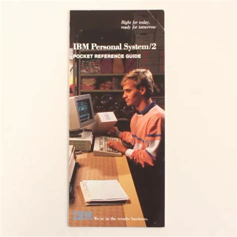 Vintage Ibm Personal System2 Pocket Reference Guide B2b Fold Out Pamphlet 1995 Picclick Au