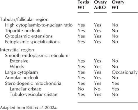 Table 1 From COMMENTARY Estrogen Actions In The Ovary Revisited Semantic Scholar