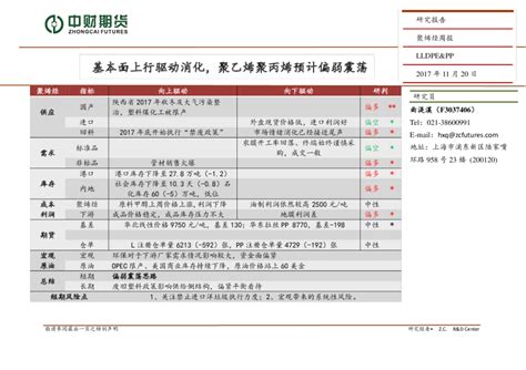 聚烯烃周报：基本面上行驱动消化，聚乙烯聚丙烯预计偏弱震荡