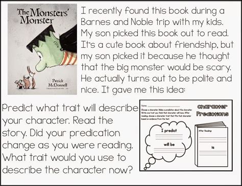 Primary Chalkboard Teaching Character Analysis Using Picture Books