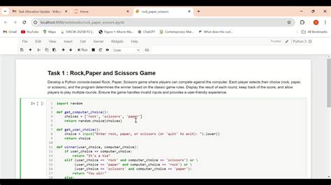 Built A Python Game For Rock Paper Scissors Gayathri Kotti Posted On