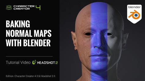 How To Bake Normal Maps With Blender Headshot 2 0 Plug In Tutorial