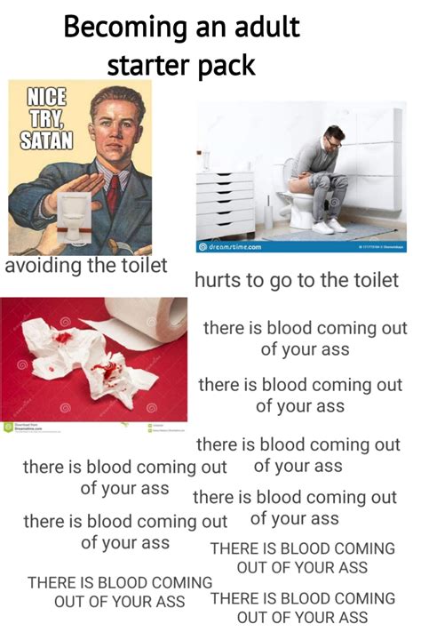 Becoming An Adult Starter Pack R Starterpacks