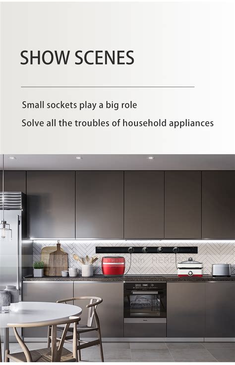 Aluminum Wall Track Socket Embedded Orbital Eu Movable Modular Power Rail Plug System Desktop