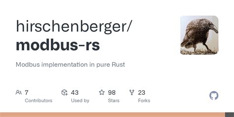 Github Hirschenbergermodbus Rs Modbus Implementation In Pure Rust