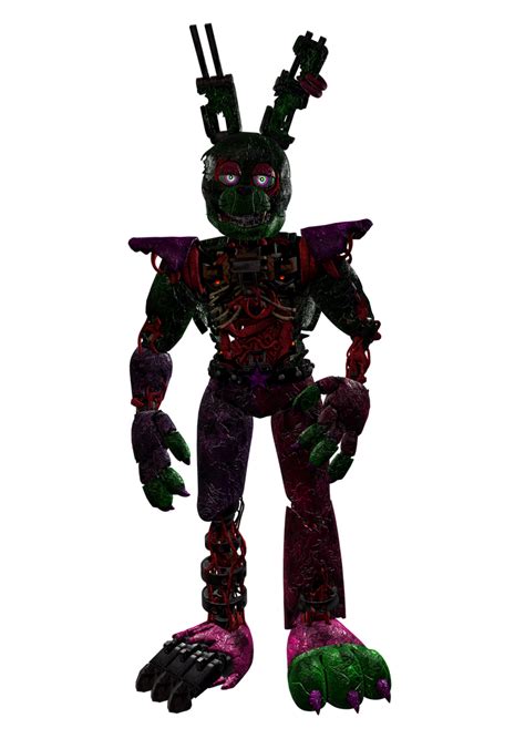 C4drender Glamrock Springtrap V2 By Blackroseswagz On Deviantart